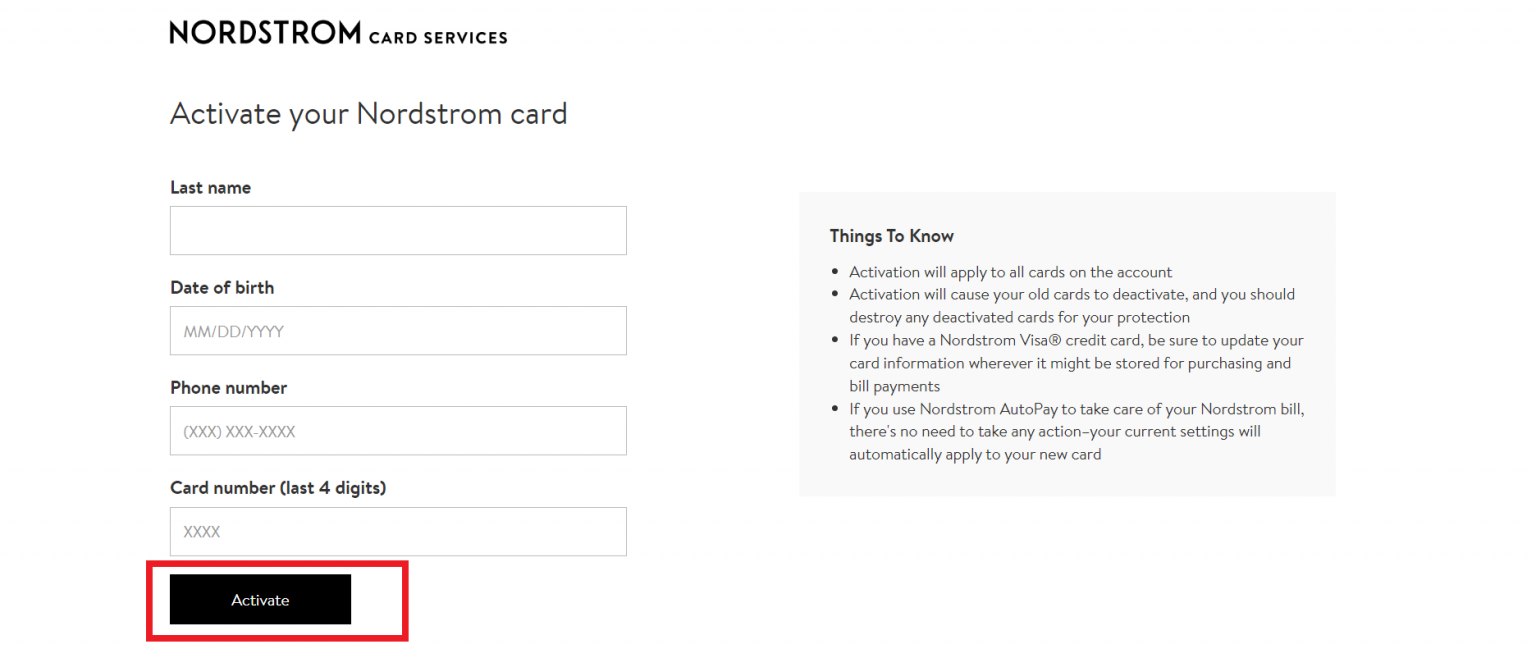 Nordstrom Gift Card Activation | Driffle