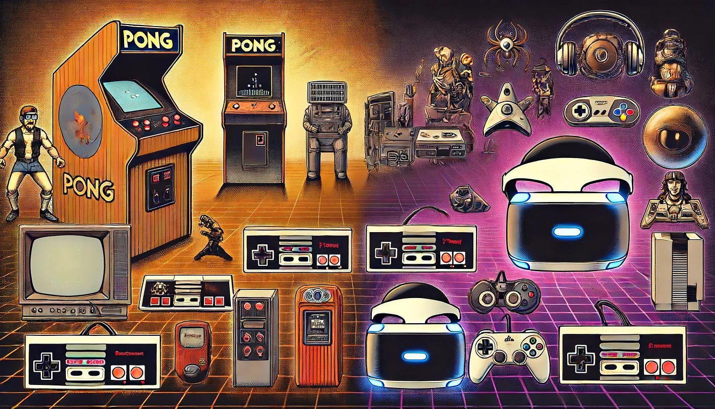 Evolution of Games through the Ages: From Pong to VR | Driffle