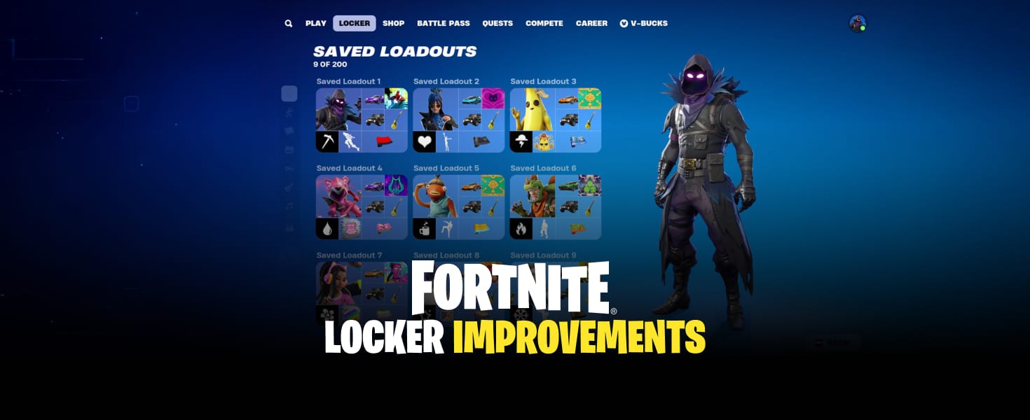 Check out the Massive Fortnite Locker Improvements | Driffle