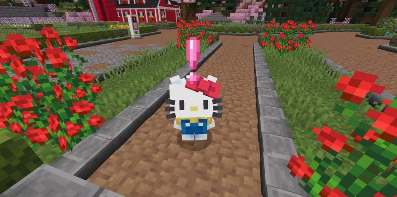 Minecraft X Hello Kitty Collab-Say Hi to Hello Kitty and Friends DLC ...