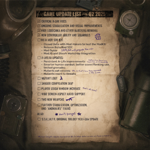 STALKER 2 New Q2 Roadmap Reveals Modding Tools and More | Driffle