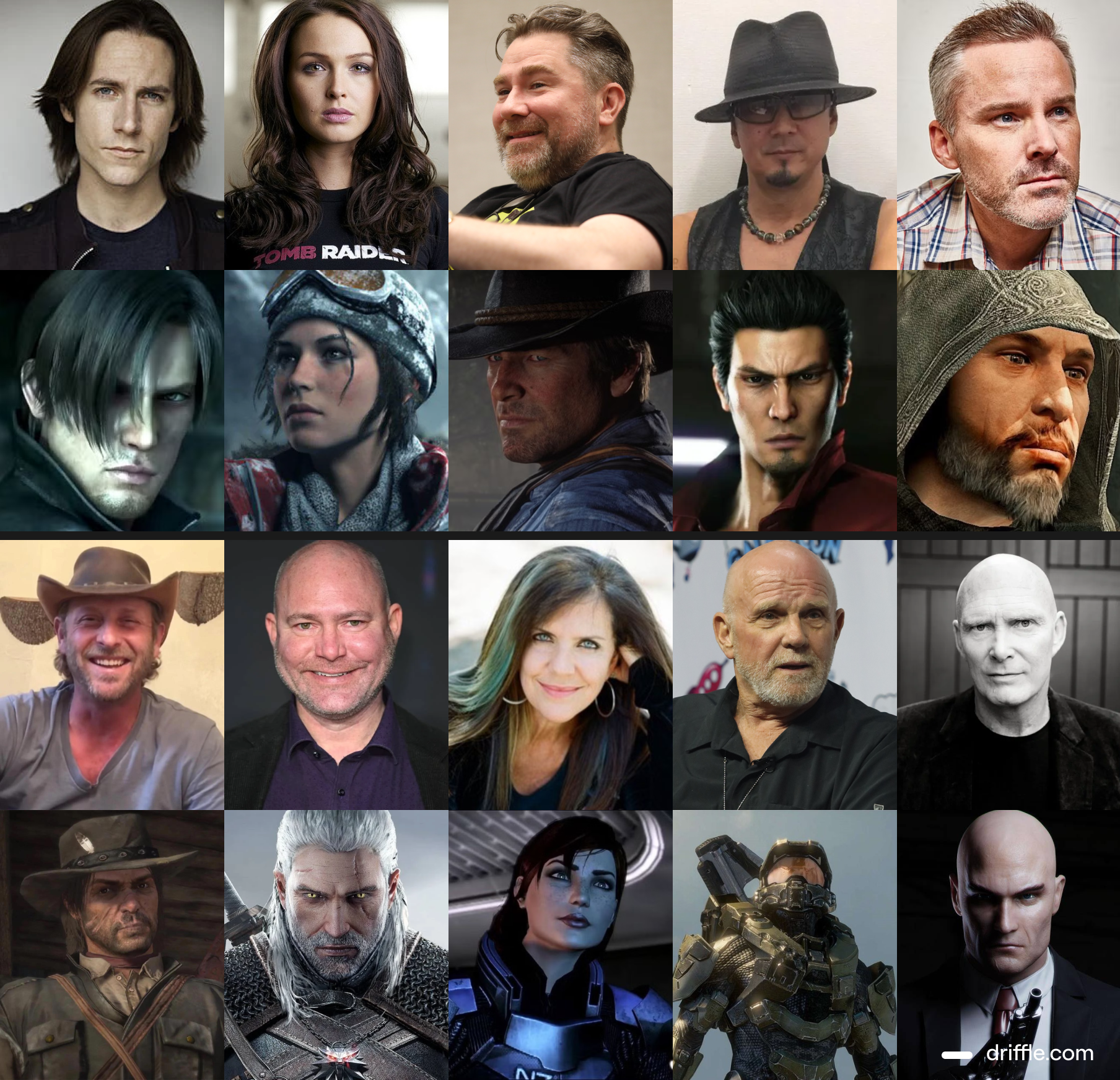 Full List of Iconic Video Game Characters and Voice Actors | Driffle