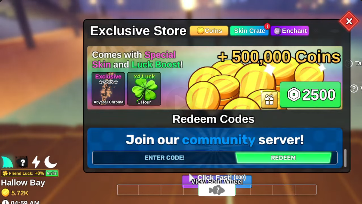Fish It codes for May 2026 | Free Potions and Rod Skins