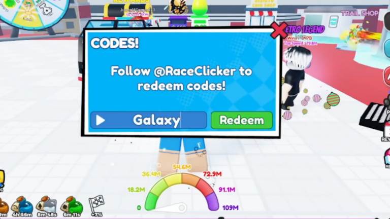 Race Clicker codes for April 2026 | Free Resources